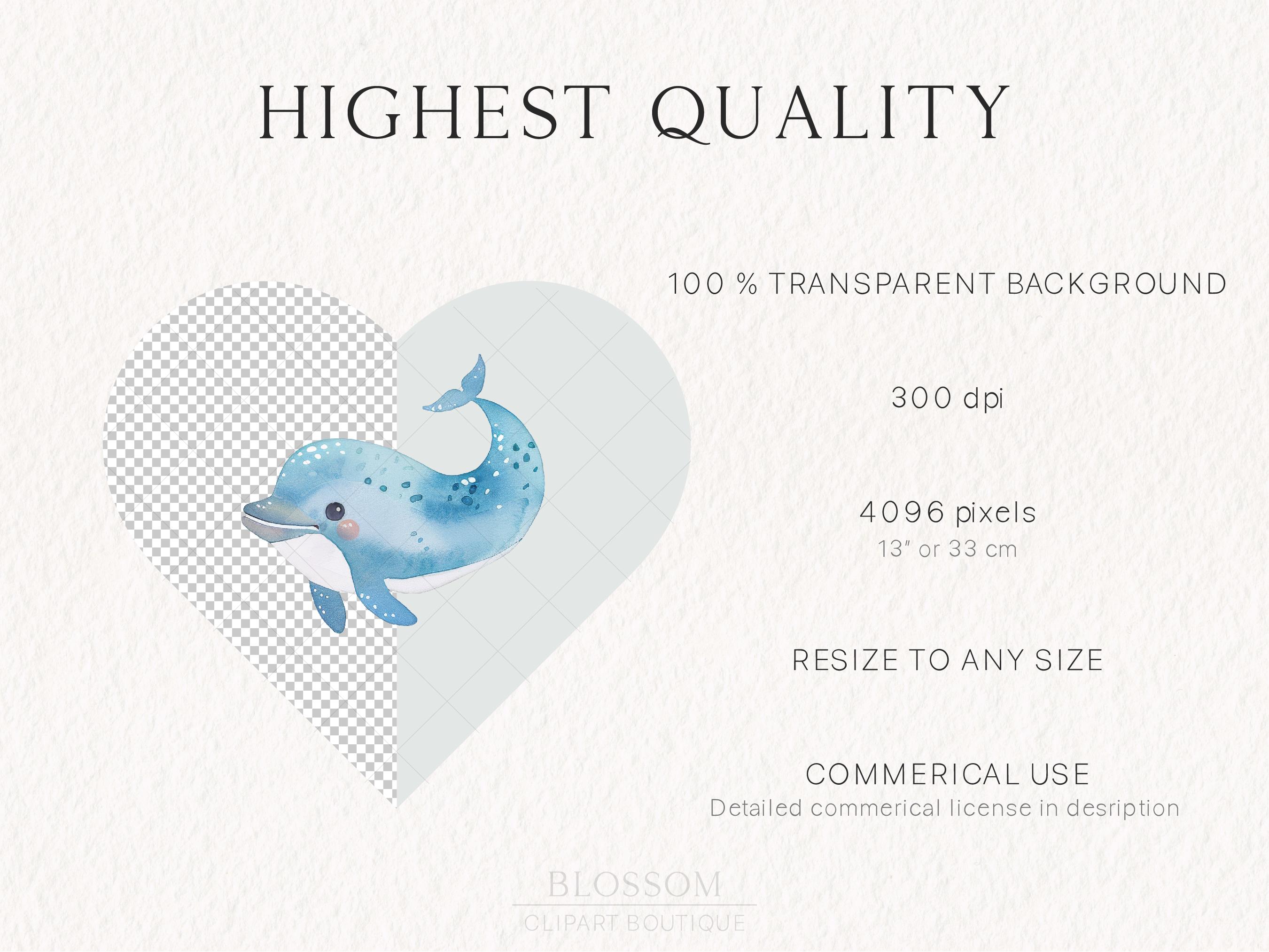 Watercolor Sea Animals Clipart Bundle | Cute Watercolor Ocean Animals ...