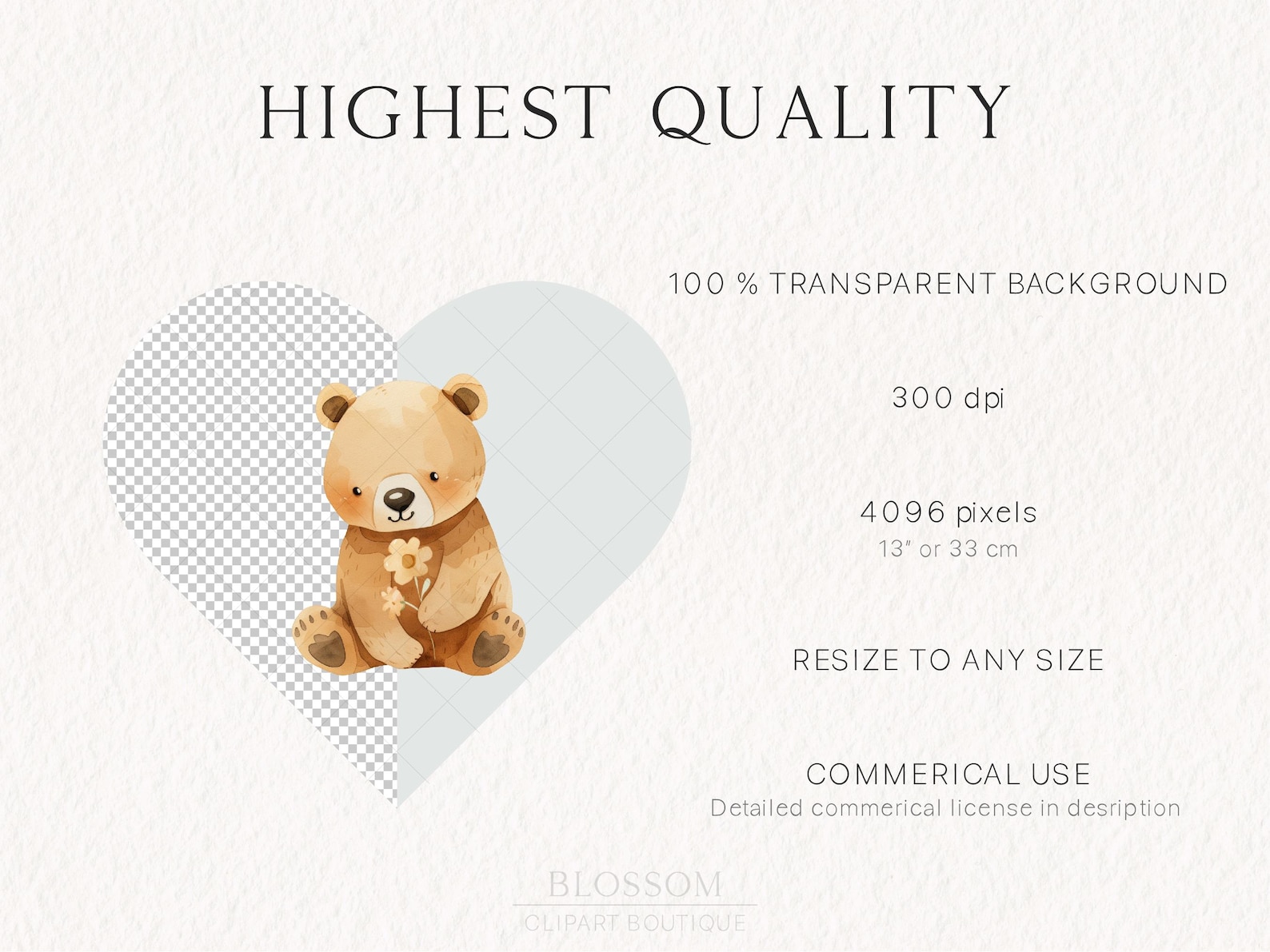 Watercolor Honey Bear Clipart Bundle | Woodland Creatures and Honeycomb ...