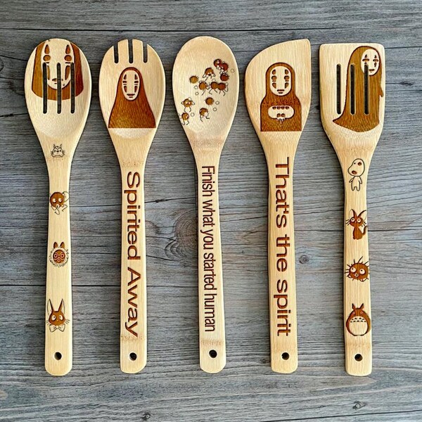 Bamboo Spoons - Etsy