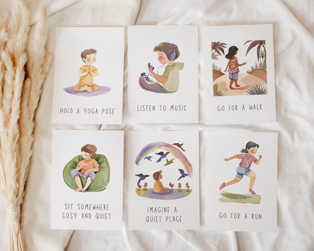 Emotion Flashcard, Calming Strategies Flashcards, Calming Corner ...