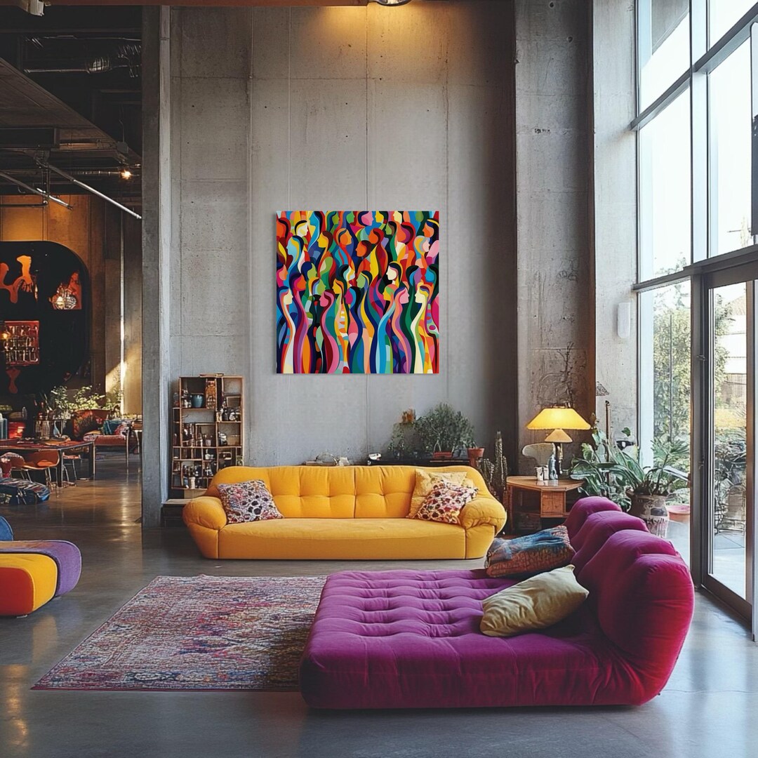 Unity in Color - Canvas Wall Art - Etsy