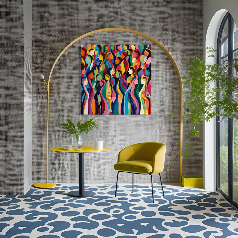 Unity in Color - Canvas Wall Art - Etsy