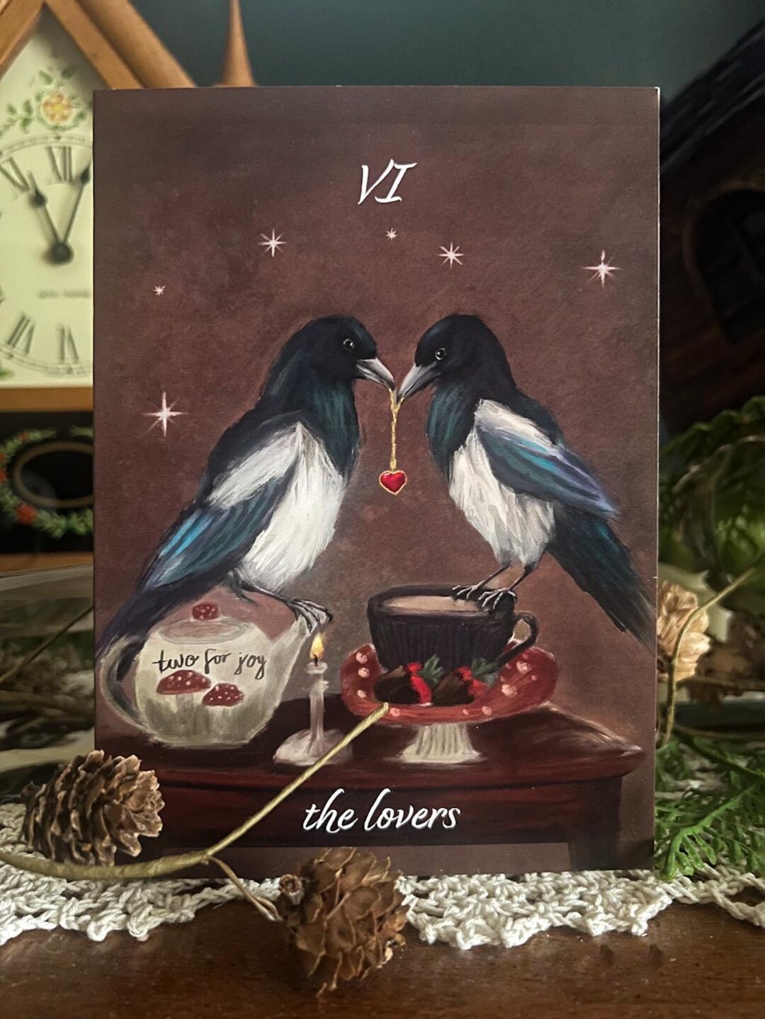 Gothic Wedding Card – the Lovers Dark Romance Greeting, Gothic ...