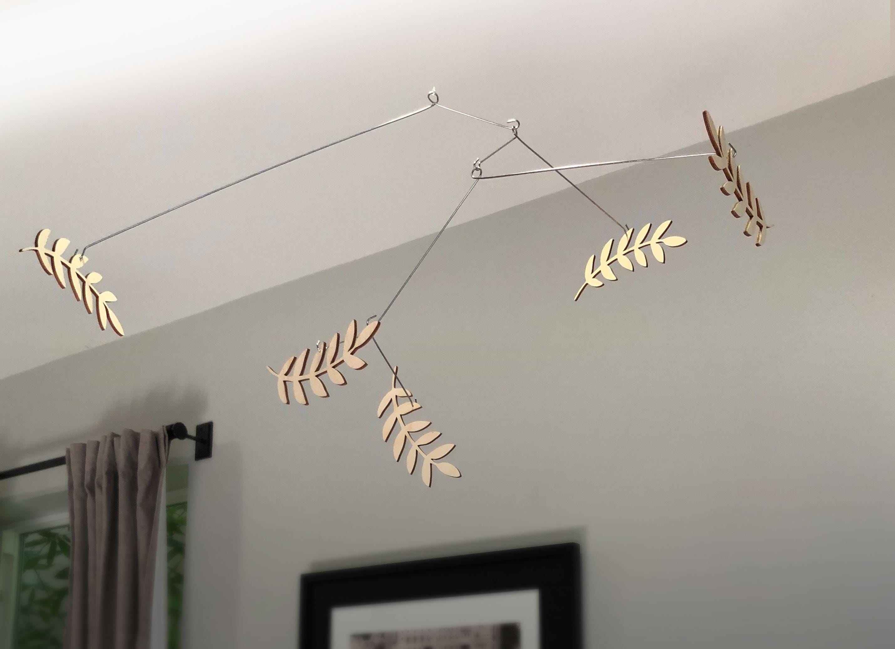 Fall Leaf Mobile Art Decor Branch Mobile Gift Decor Nursery Mobile for ...