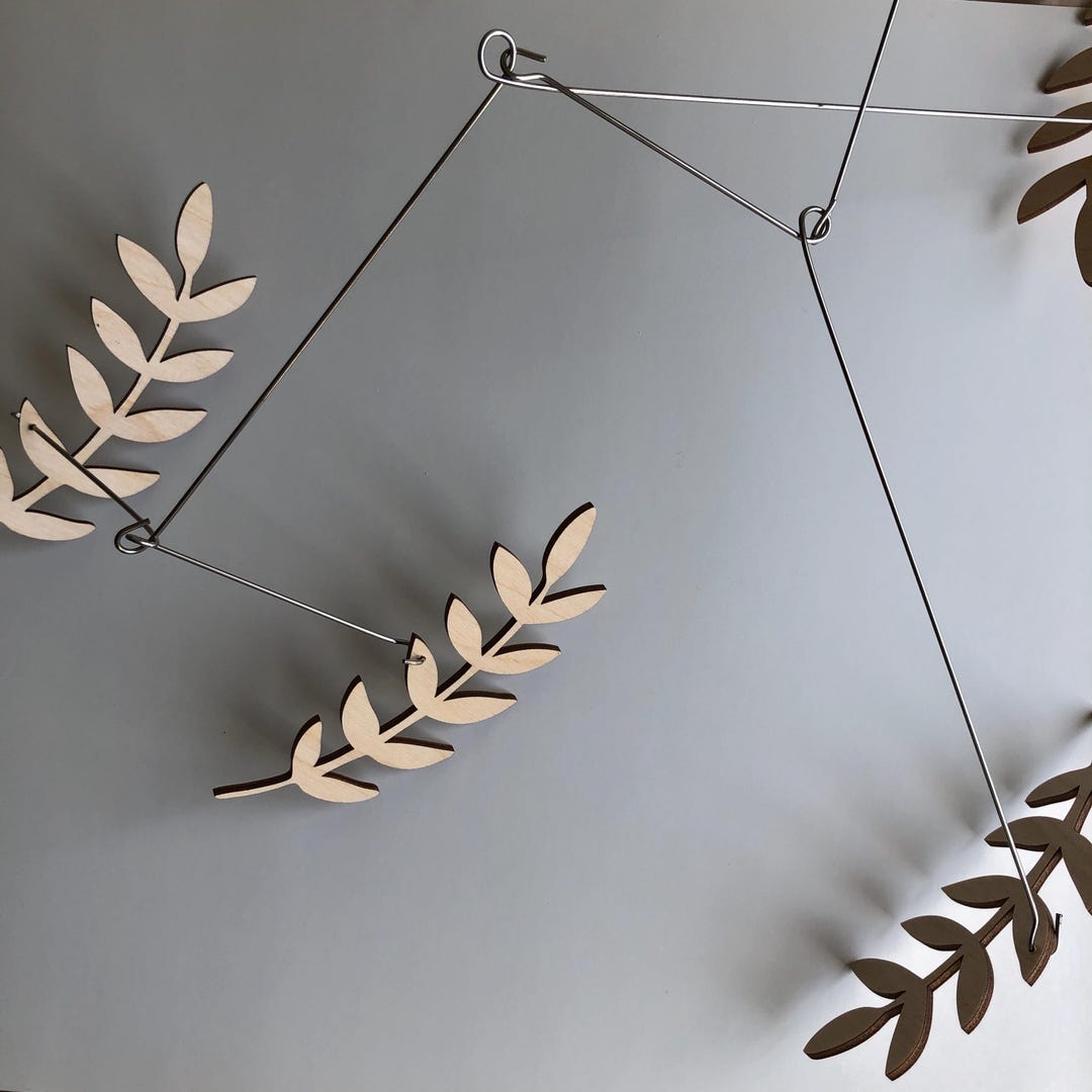 Tree Leaf Mobile Decor Branch Hanging Mobile Gift Decor Nursery Mobile ...