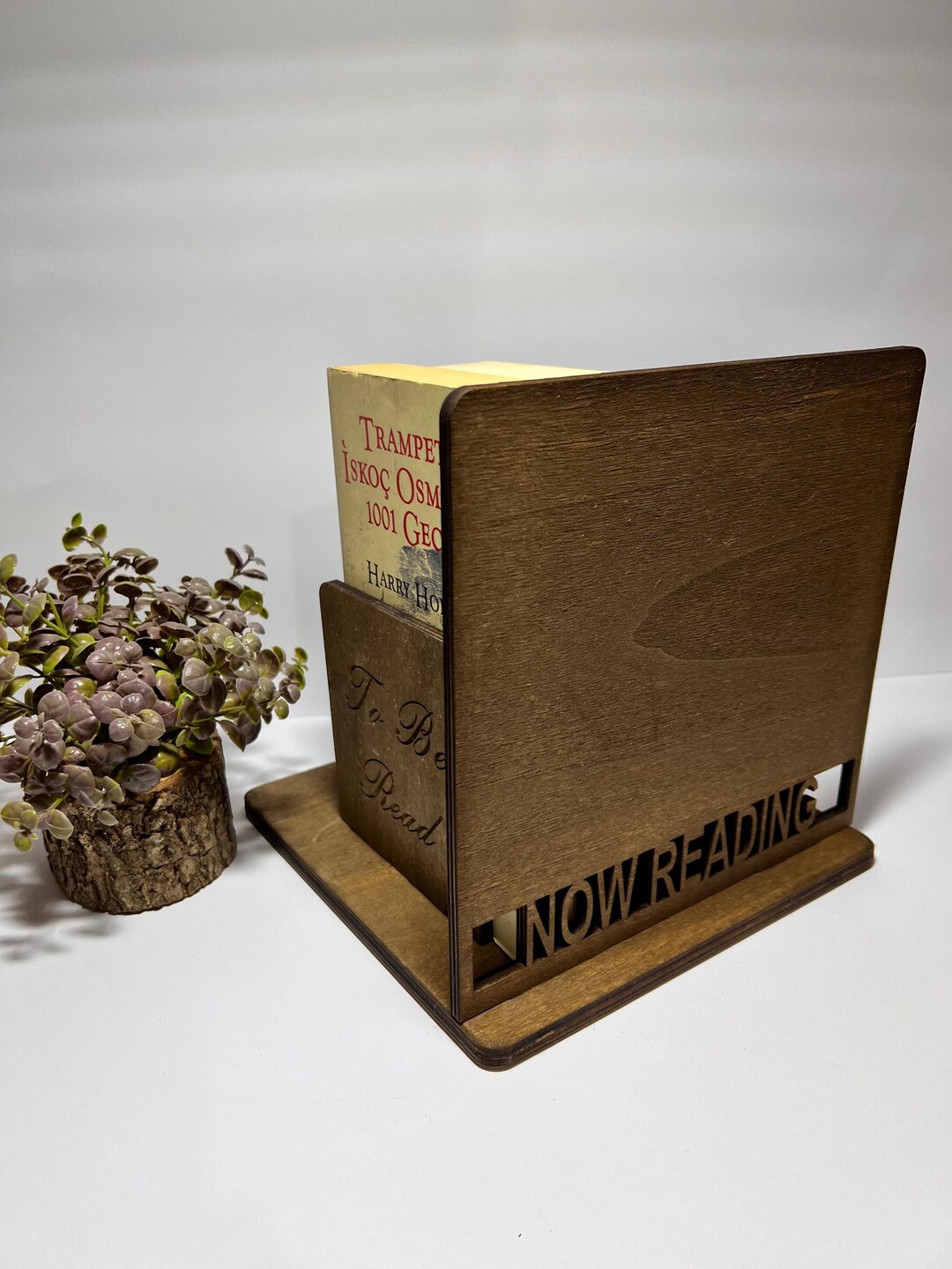 Personalized Book Holder, Custom Book Stand, Decorative Book Nook ...