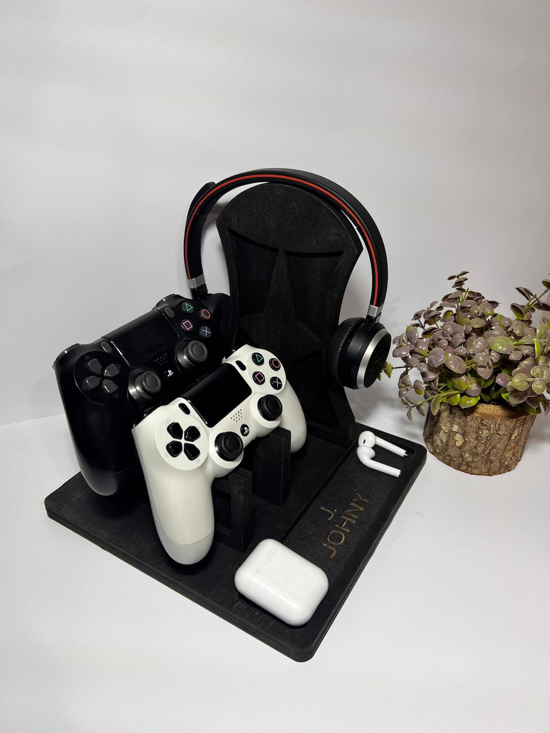 Personalized Gaming Controller Stand, Anniversary Gift for Husband, Valentine's Day Gift ...