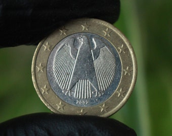 1 Euro Coin Germany, 2002 G, Decentered Mint, 10 - Etsy