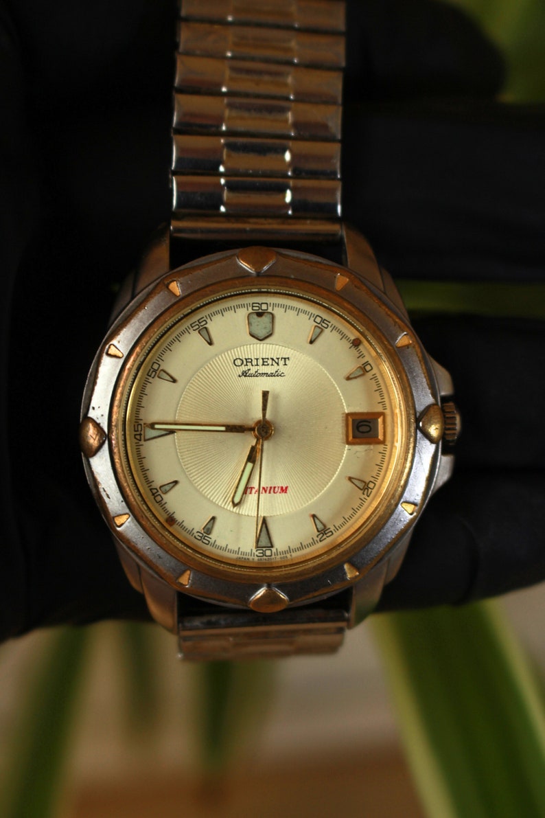 RARE Orient Titanium Golden Autonatic 21 Jewels - Etsy