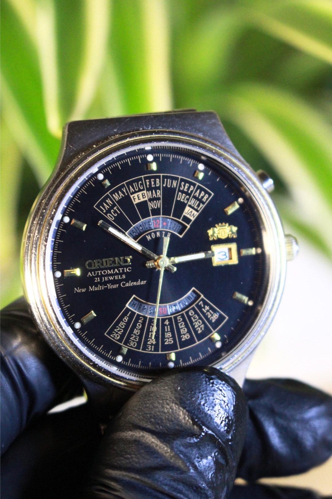 Vintage Orient College Multi Year Calendar Mens Watch Automatic - Etsy