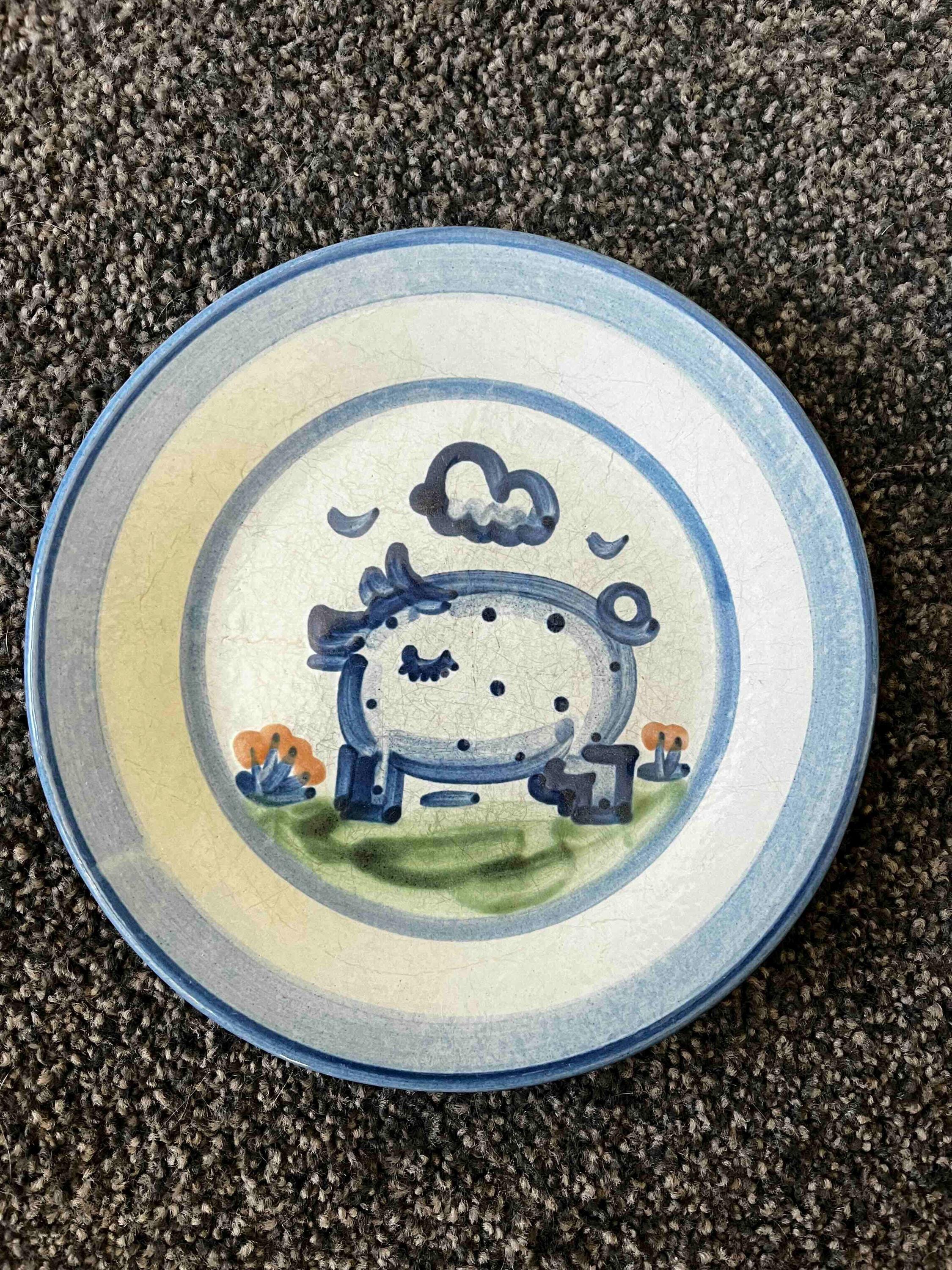 Vintage M.A. Hadley Pottery Plates 8" Diameter - Etsy