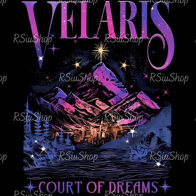 Velaris City of Starlight PNG Svg Digital File, ACOTAR Night Court ...