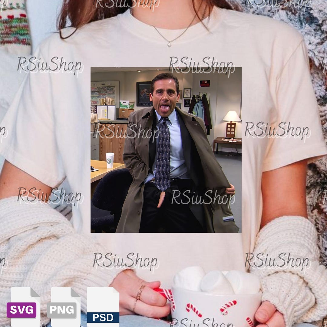 Michael Scott Vintage Png Svg, Prison Mike Meme PNG, the Office Sitcom ...
