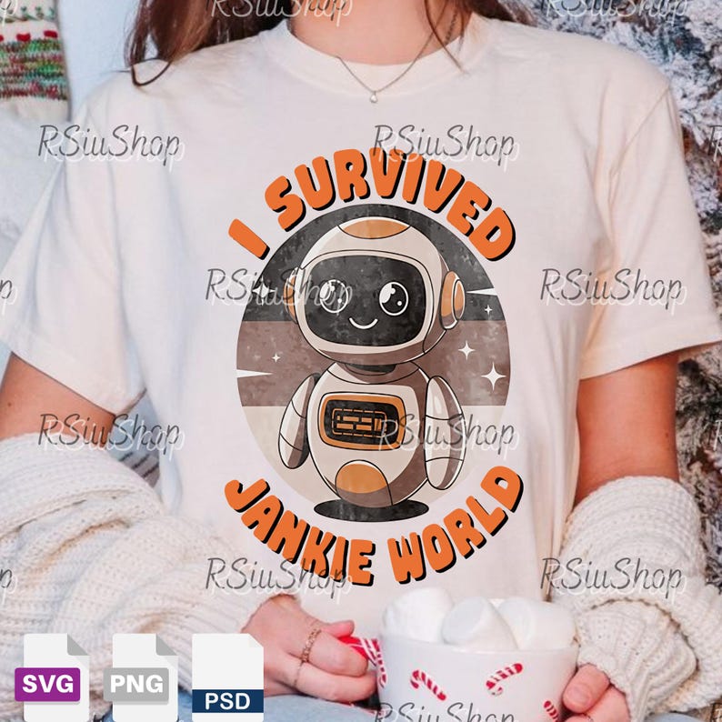 I Survived Jankie World PNG Svg for Circut, Retro Big Brother Design ...