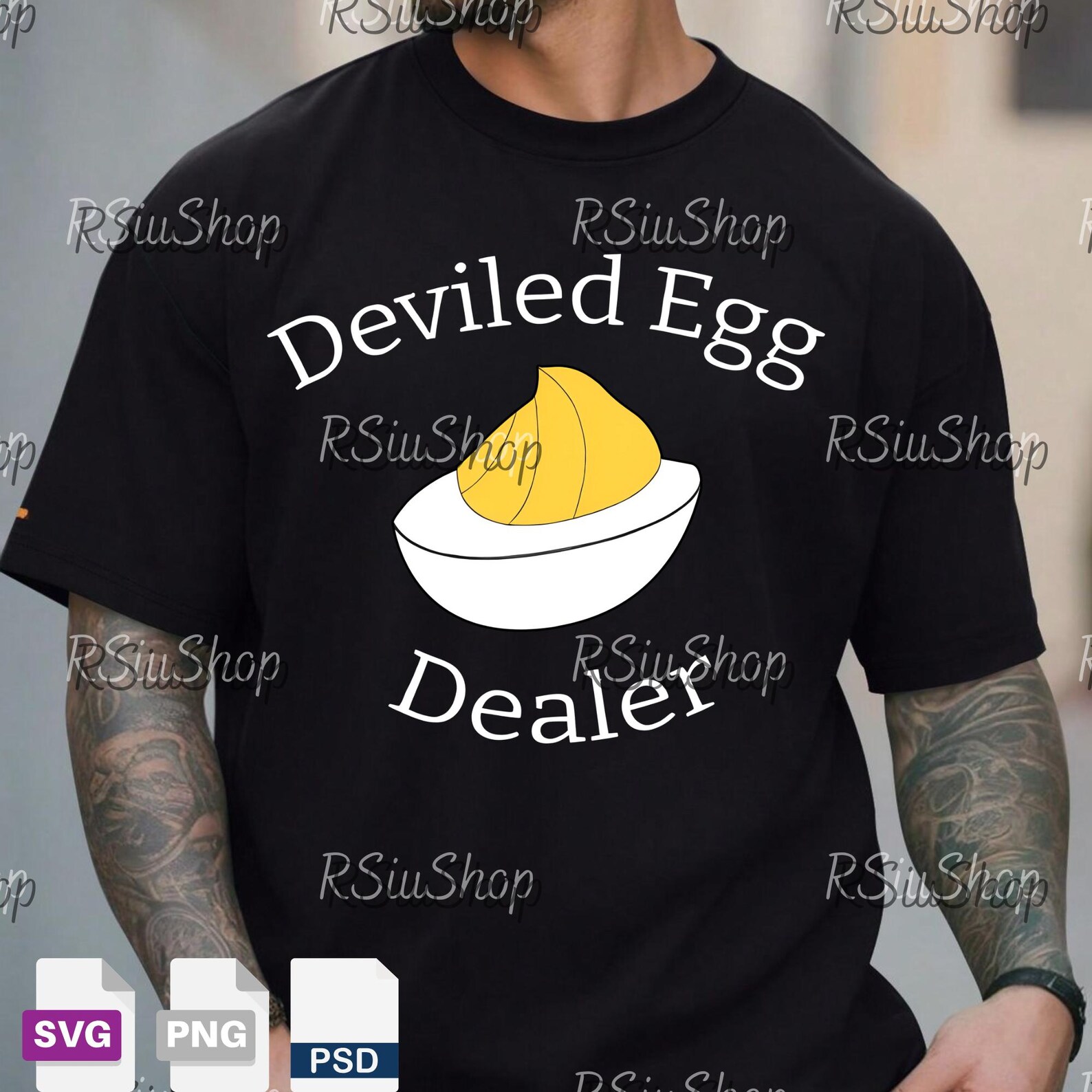 Deviled Egg Dealer PNG Svg, Funny Thanksgiving Food Clipart, Foodie ...