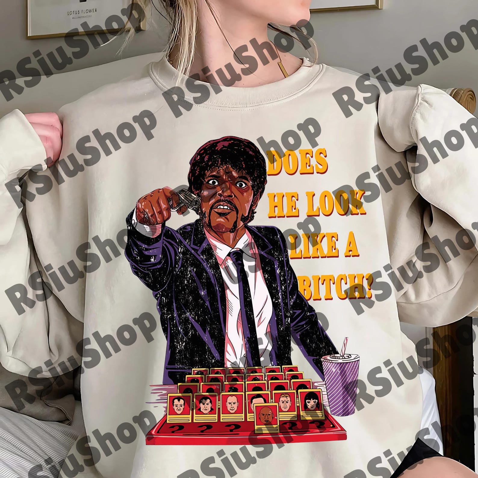 Does He Look Like Pulp Fiction Png, Jules Winnfield Png, Vintage ...