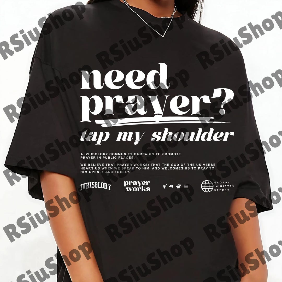 Need Prayer? Tap My Shoulder Modern Inspirational Download, Christian ...
