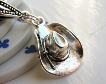 Cowboy hat necklace | Etsy