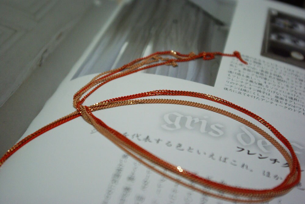 The Orange and Peach Chains - Etsy