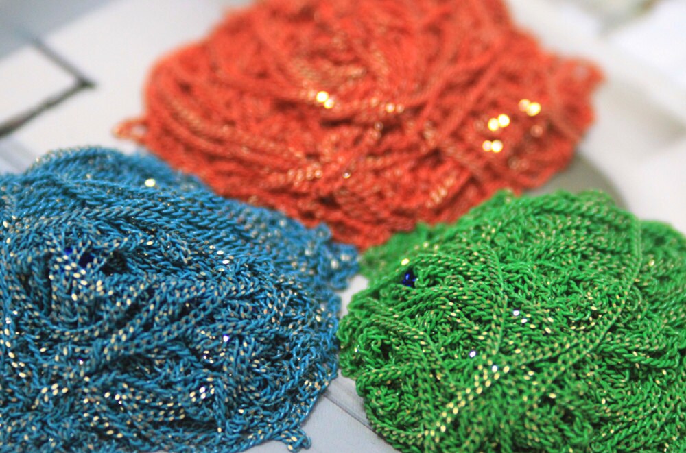 Three Shiny Color Chains - Etsy