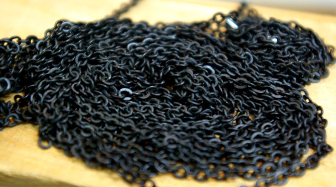 Black Chain - Etsy