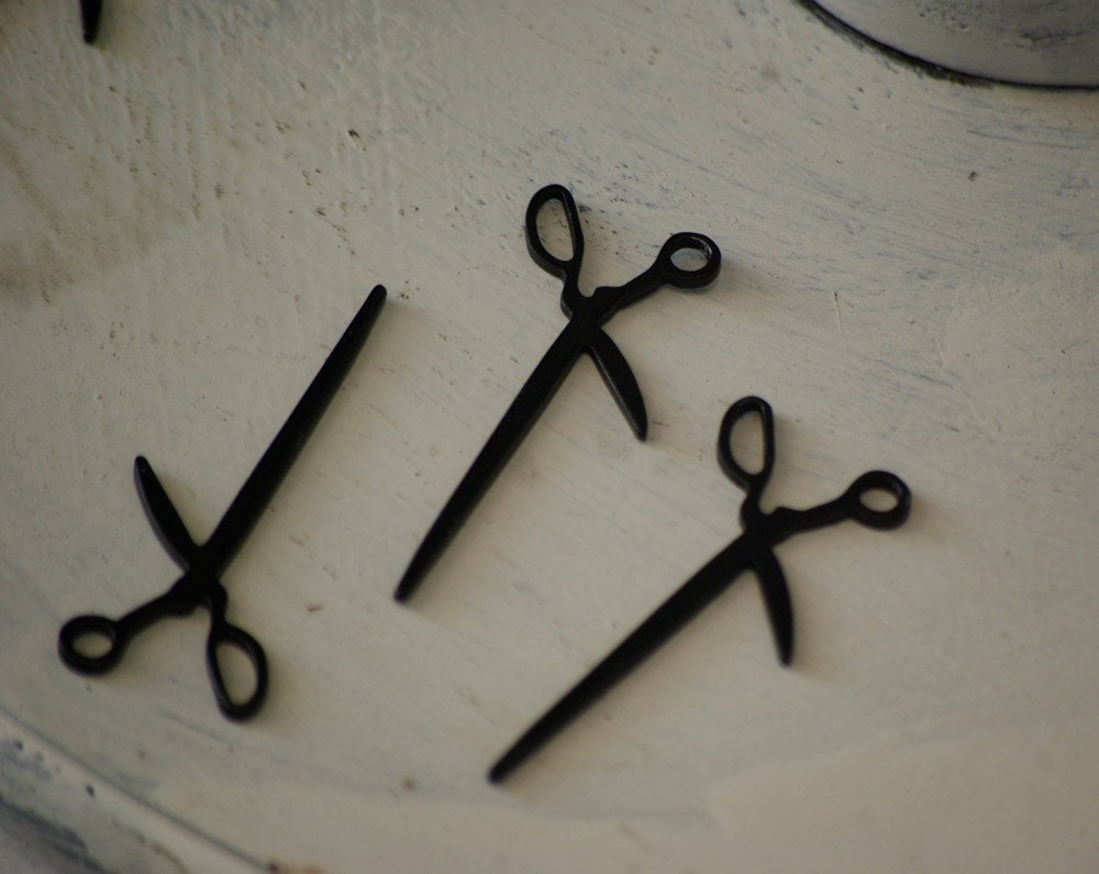 Black Scissors - Etsy