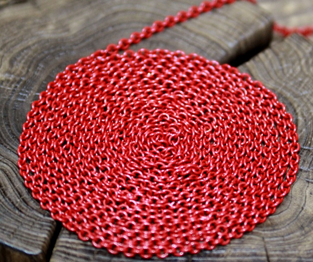 Red Chain - Etsy