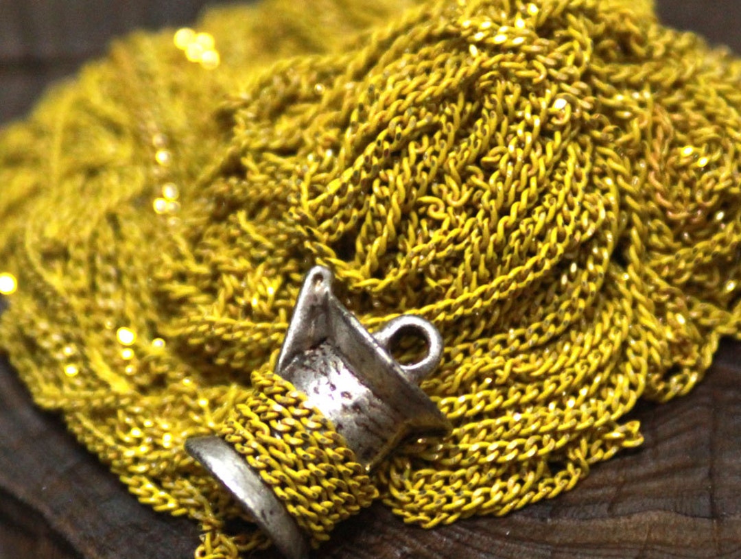 The Shiny Yellow Chain - Etsy