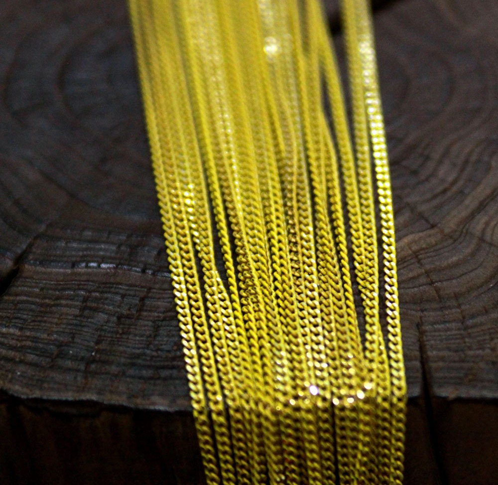 The Shiny Yellow Chain - Etsy