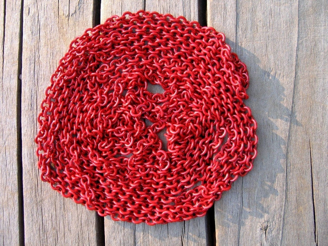 Red Chain - Etsy