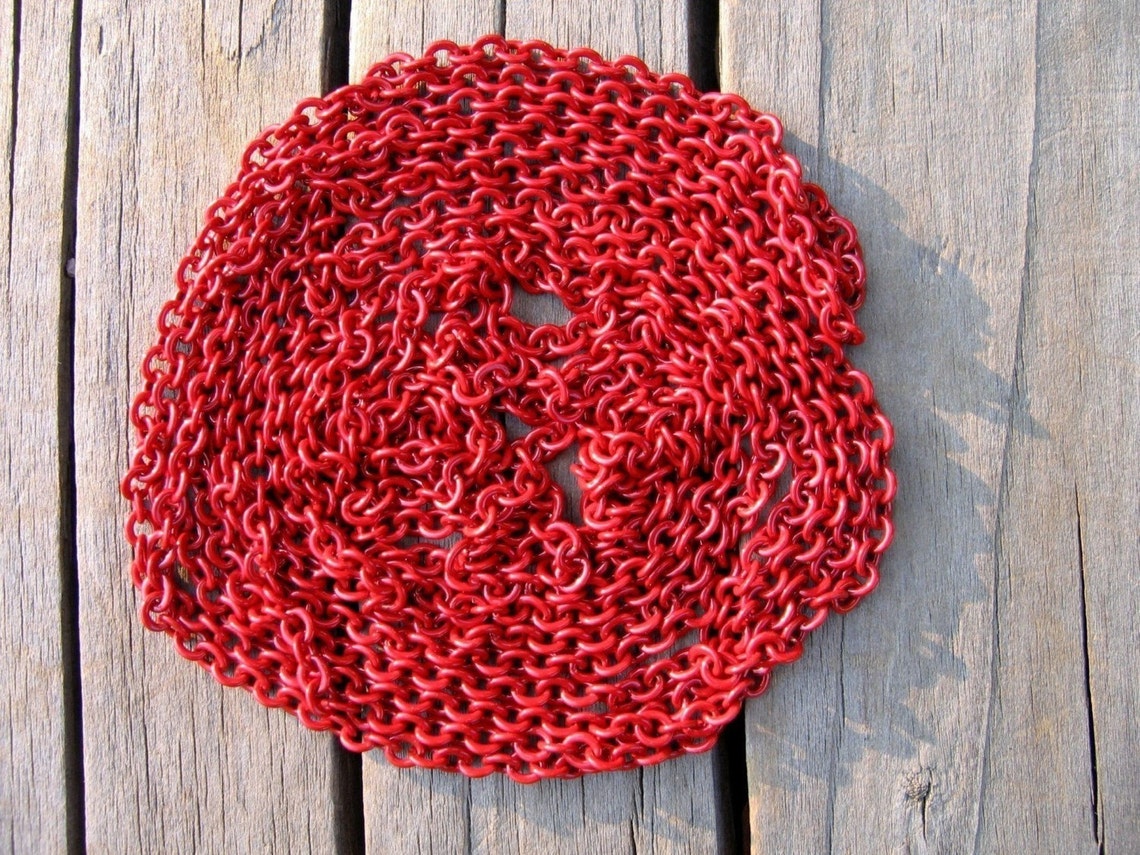 Red Chain - Etsy