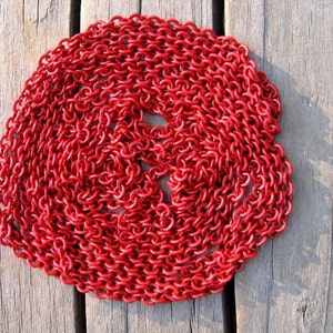 Red Chain - Etsy