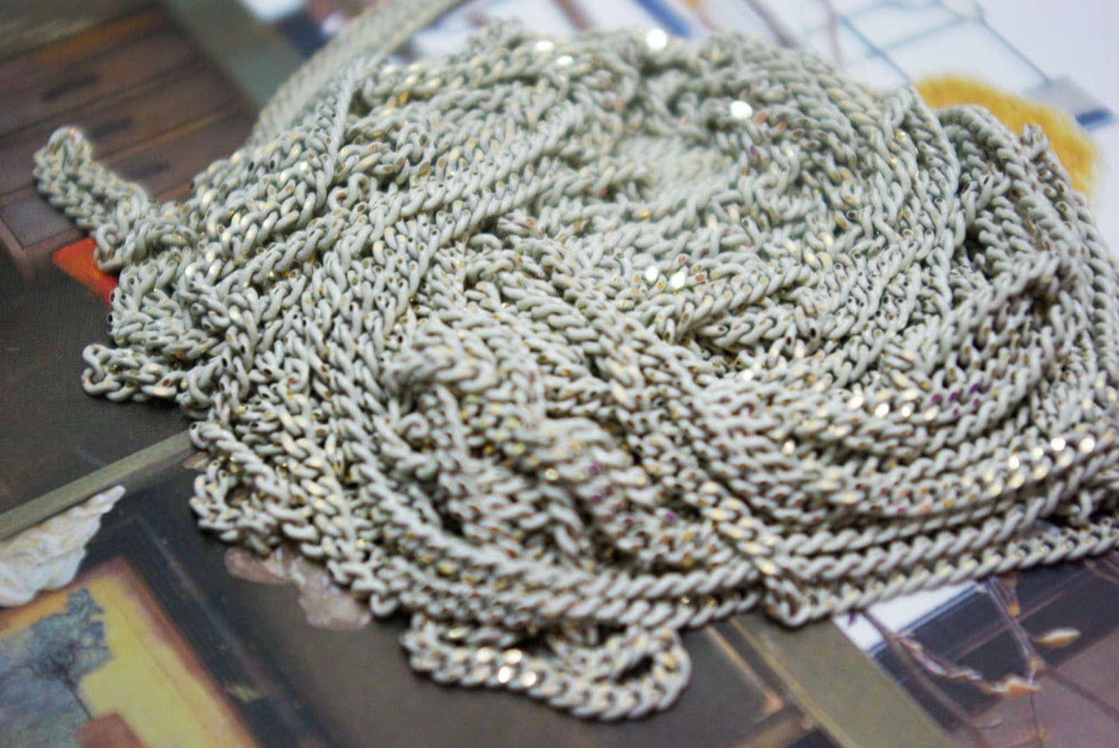 Shiny White Chain2mm - Etsy
