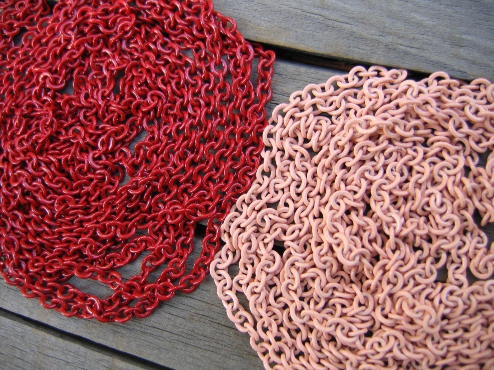 Red Chain - Etsy