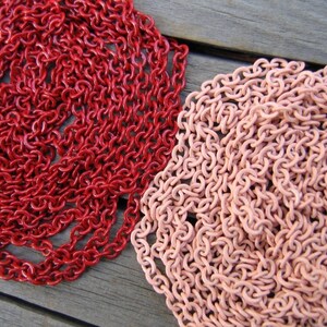 Red Chain - Etsy
