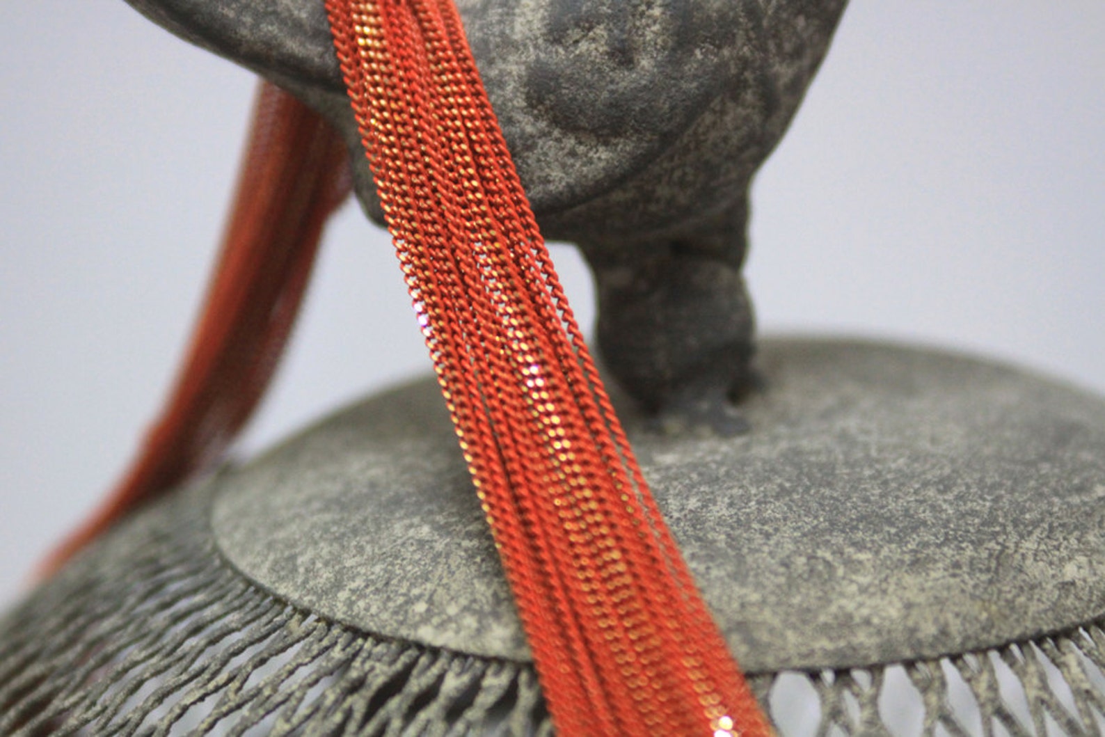 The Shiny Orange Chain - Etsy