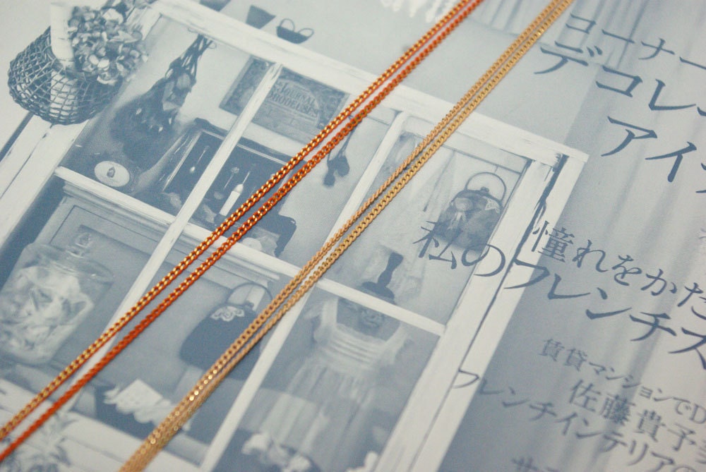 The Orange and Peach Chains - Etsy