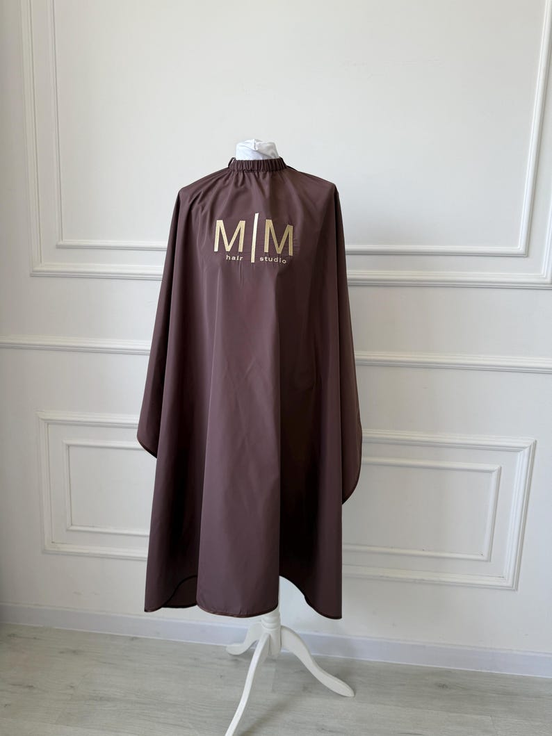 Personalized Barber Cape With Name or Logo, Professional Hair Cutting ...