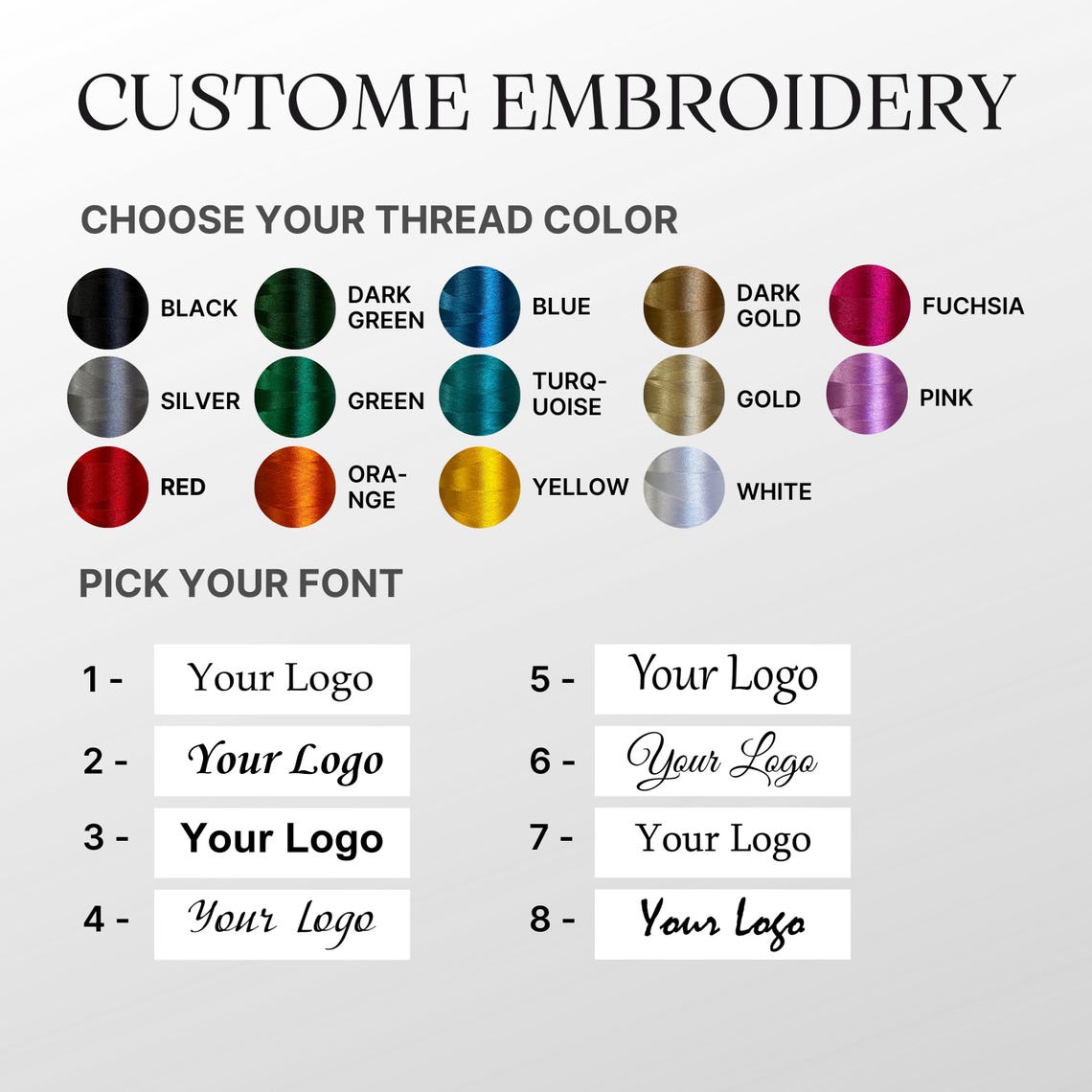 Logo Branded Set Cape and Apron, Personalized Hairdressing Gown With ...