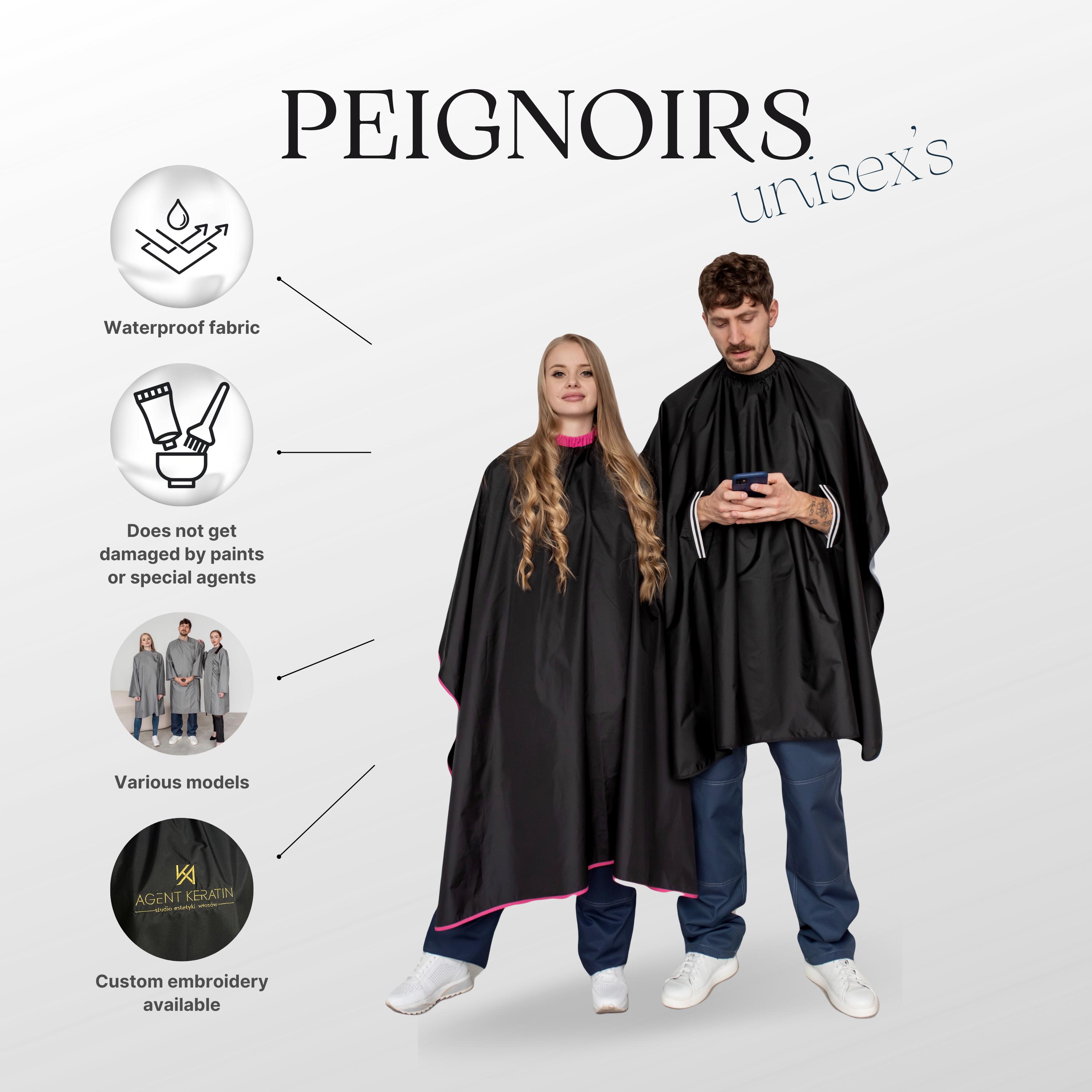 Custom Salon Capes With Embroidery, Hairstylist Cape, Personalized Logo ...