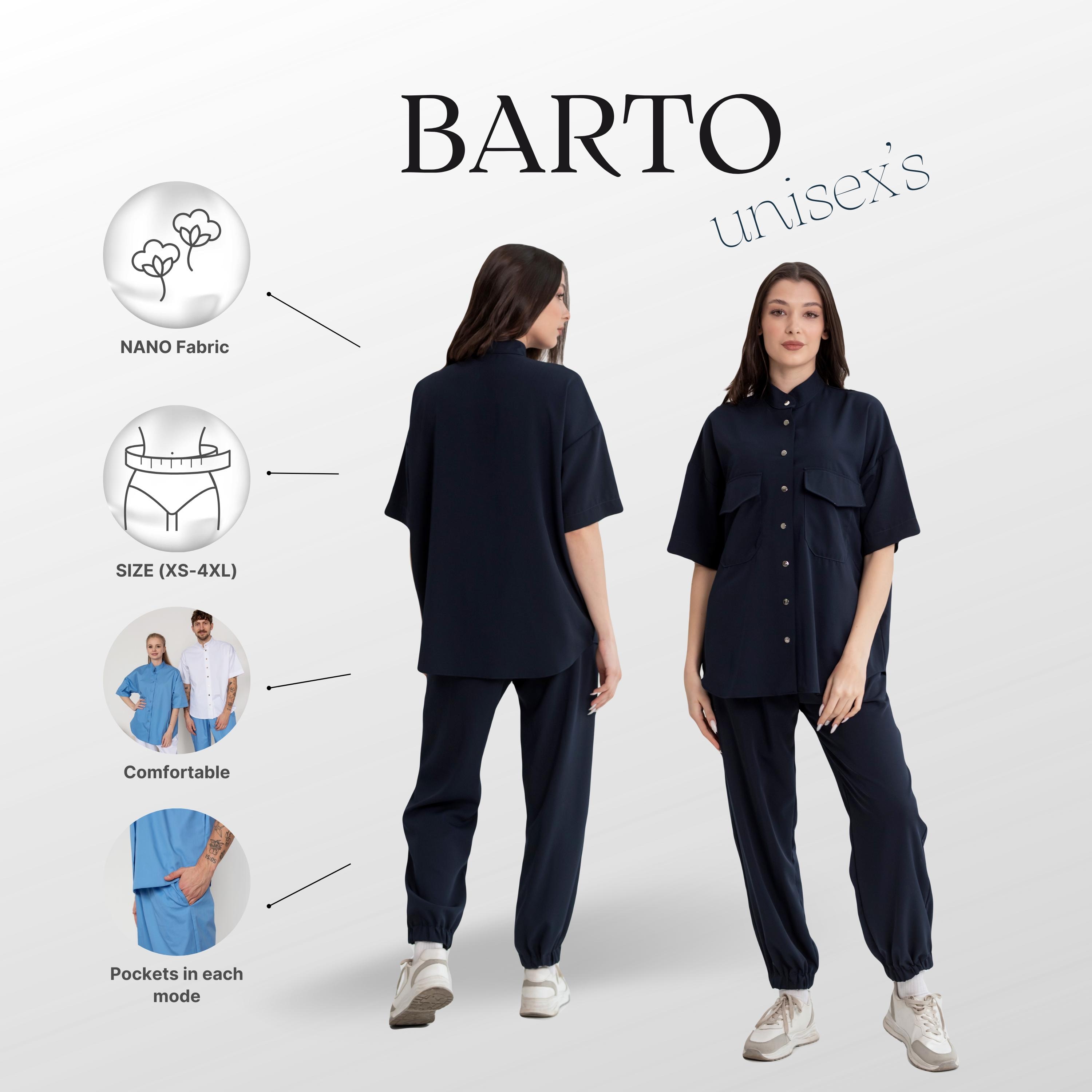 Modern Uniform for Salon, Esthetician Uniform of Shirts and Pants ...