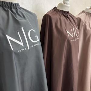Custom Salon Capes With Embroidery, Hairstylist Cape, Personalized Logo ...