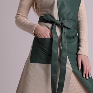 Horeca Apron With Pockets, Hair Stylist or Barber Customized Apron, Two ...