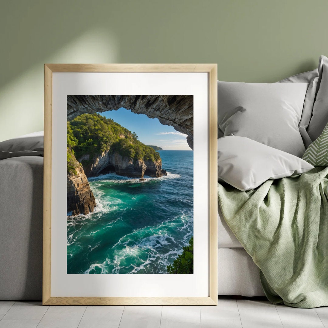 Stunning Ocean View Wall Art, Digital Beach Wave Photography, Coastal Instant Download Decor - Etsy