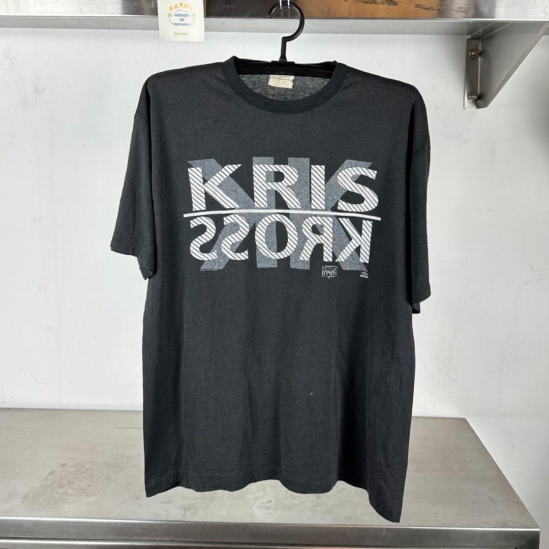 Vintage 90s Kris Kross Dessork Hip Hop Rap Duo XL Single Stitch T-shirt ...