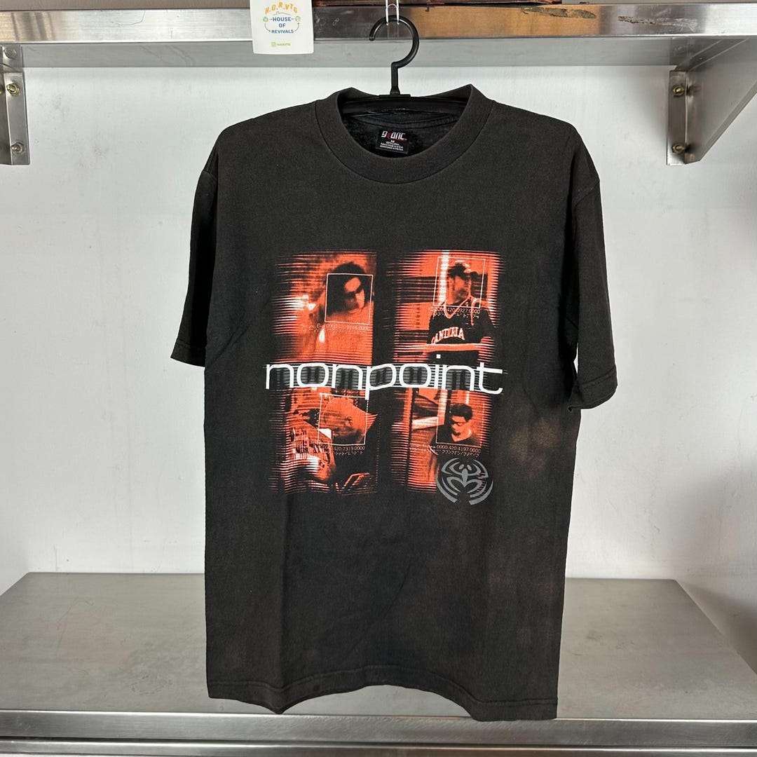 Vintage 2001 Nonpoint Metal Band Giant Tag Medium T-shirt, Vintage Band ...