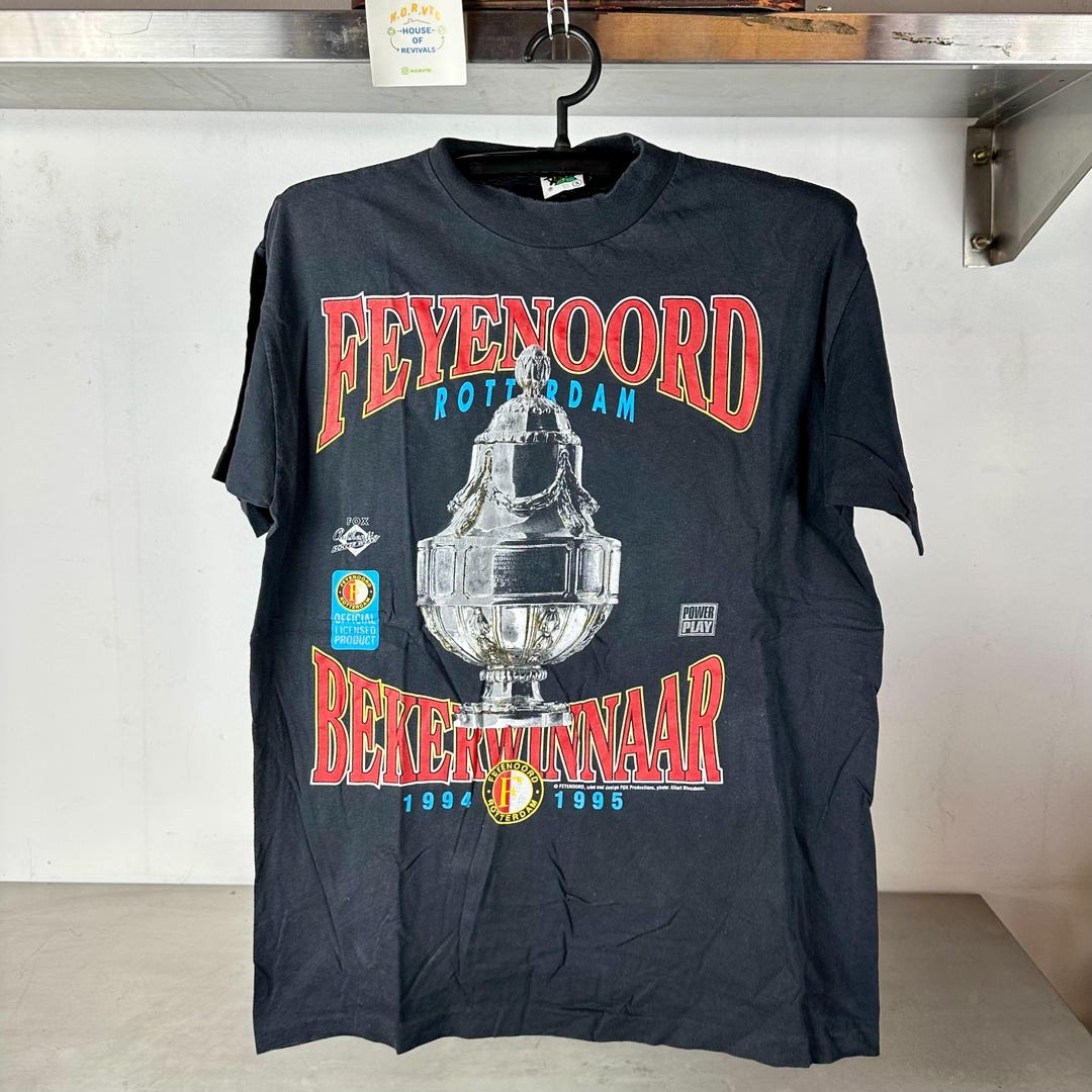 Vintage 1995 Feyenoord Rotterdam Soccer Football Bekerwinnaar Large ...