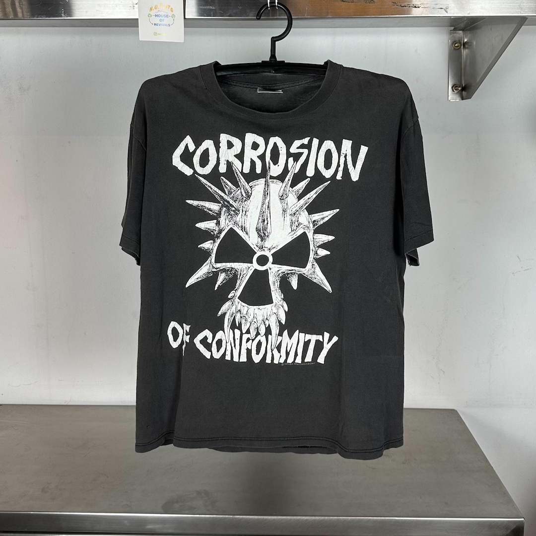 Vintage 90s Corrosion of Conformity Vote With a Bullet Metal Band Large ...