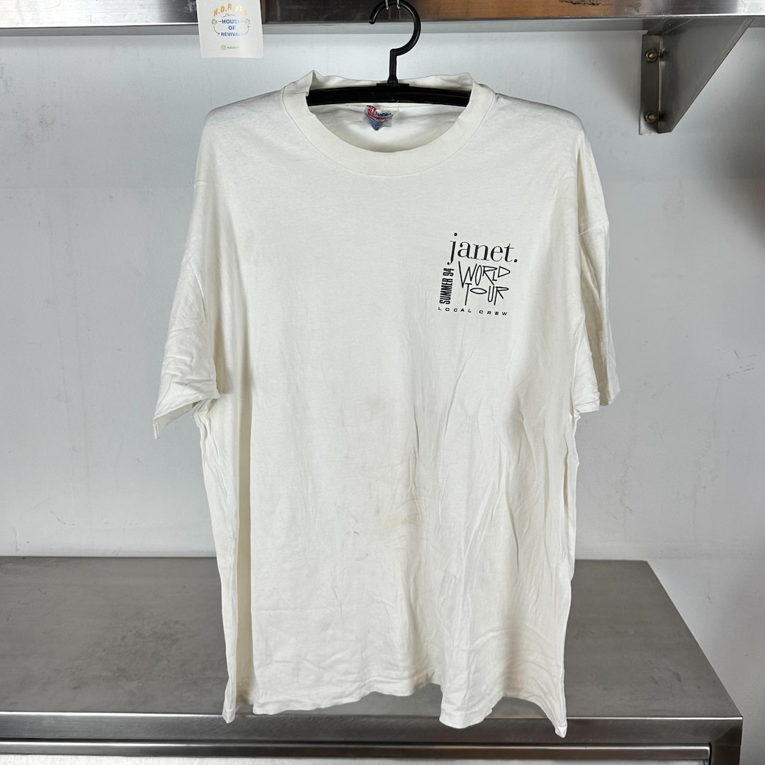 Vintage 1994 Janet Jackson Summer World Tour Concert Local Crew Single ...