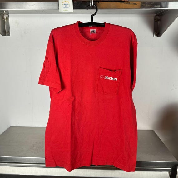 Vintage 90s Marlboro Cigarettes Wild West Pocket XL s… - Gem
